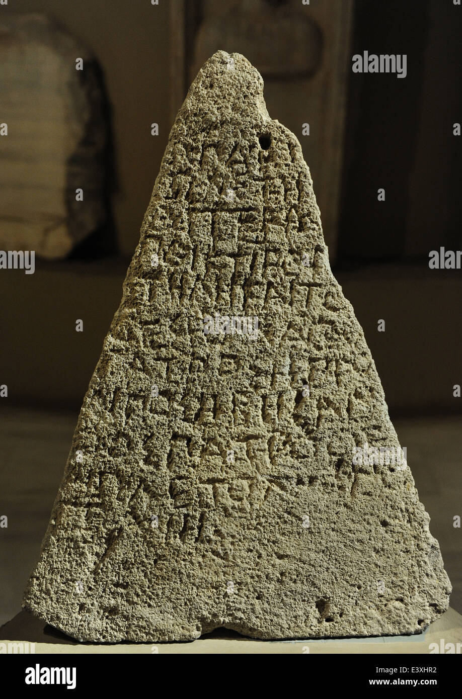 Pyramidal Grave Stele. 5th century BC. Limestone. From Sinope (Sinop ...