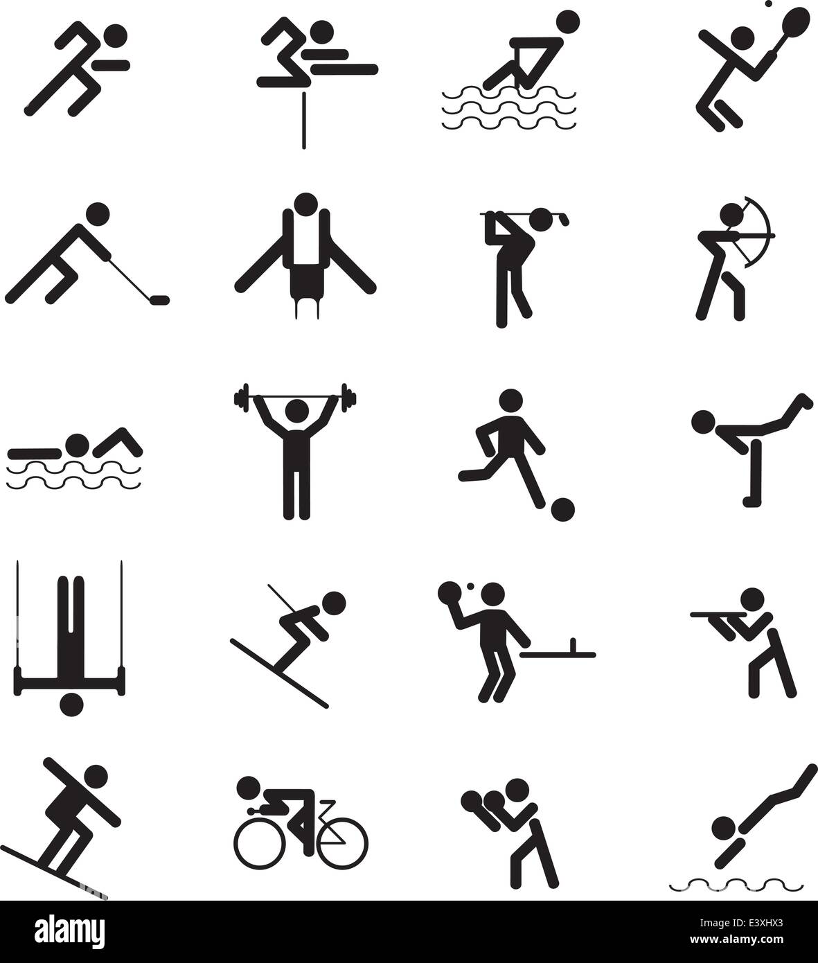 Olympics rings 3d Stock Vector Images - Alamy