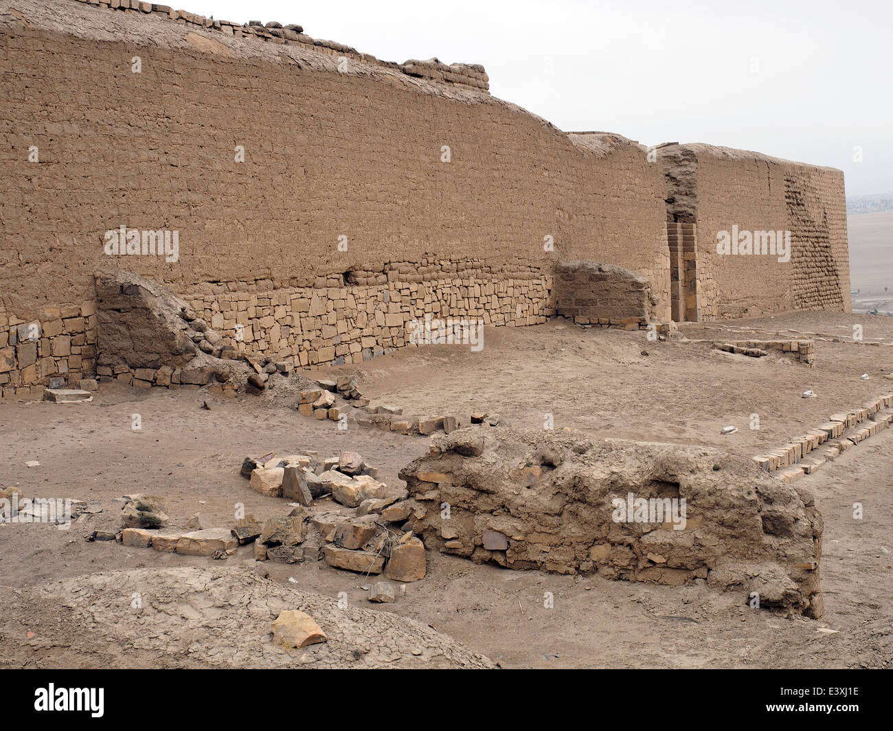 Archaeological complex of Pachacamac near Lima - Peru Stock Photo - Alamy
