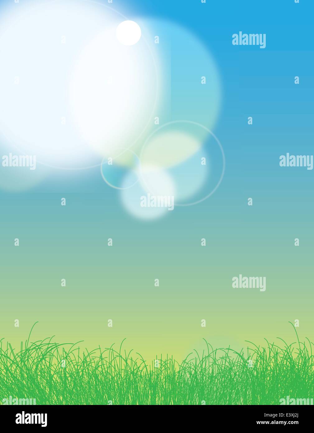 vintage style summer background with muted faded colours Stock Vector ...