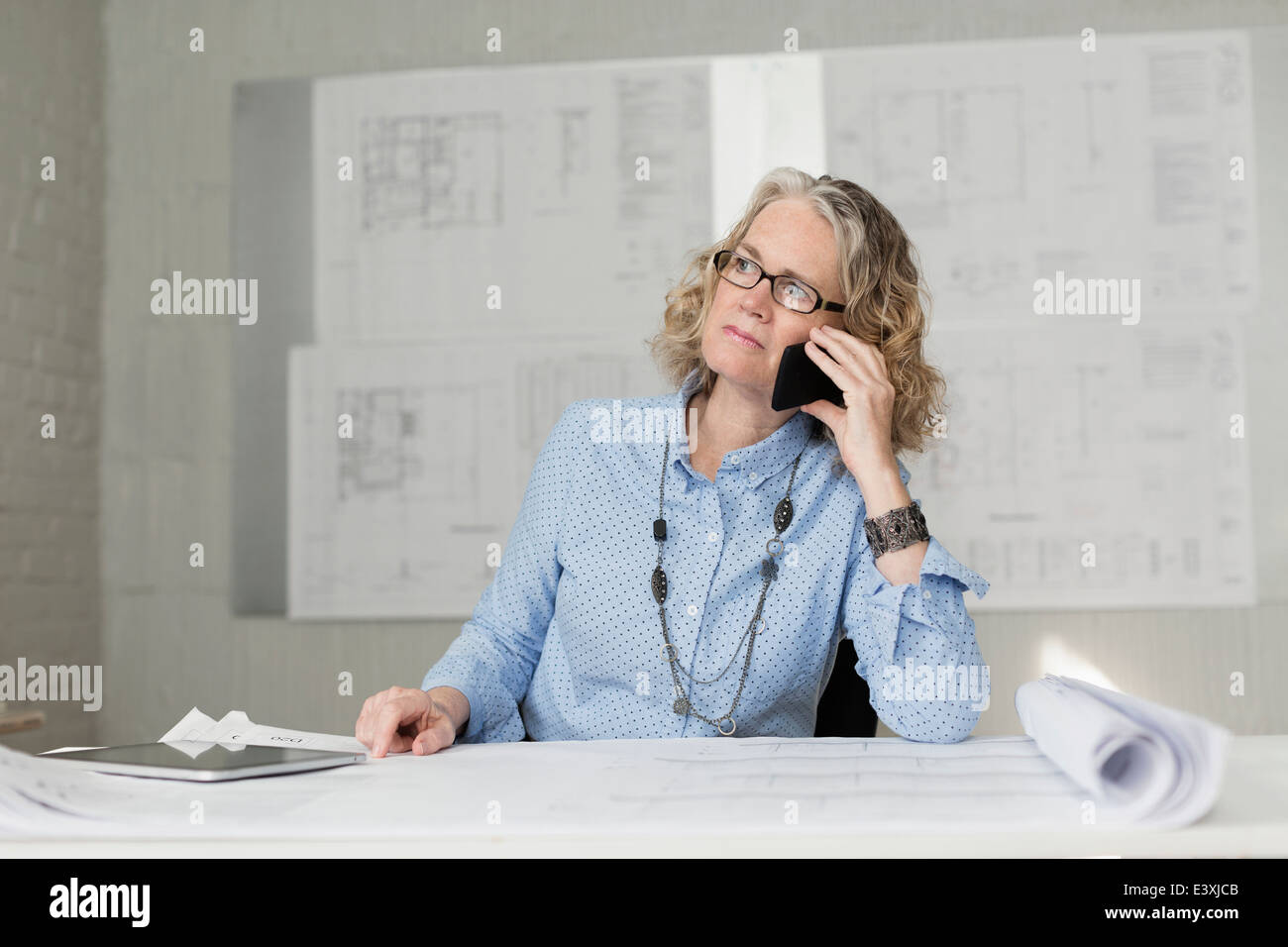 Architect desk hi-res stock photography and images - Alamy