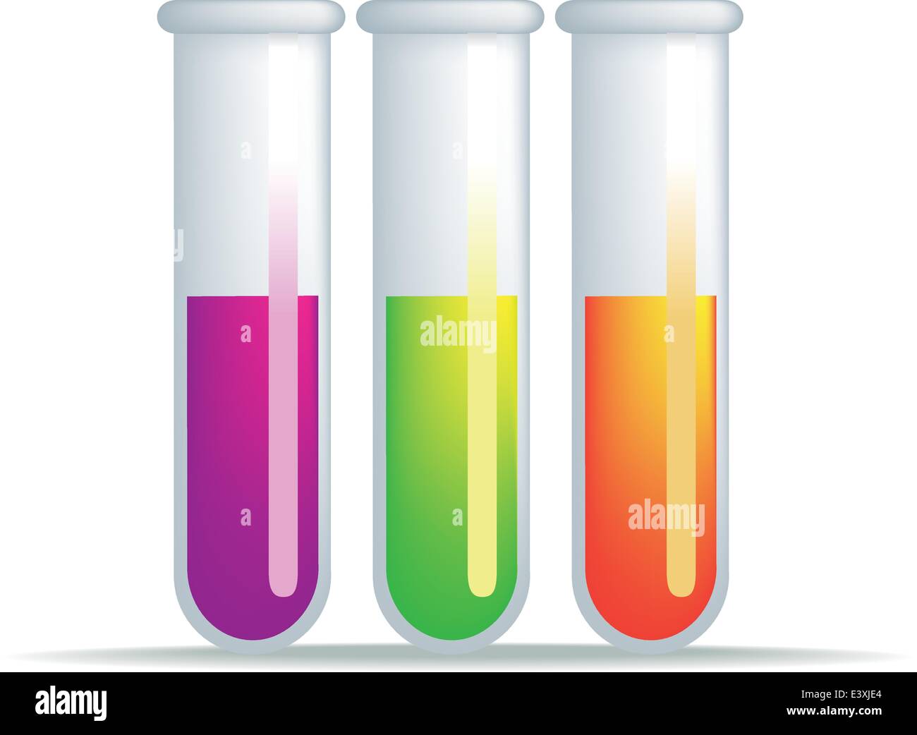 simple illustration of a set of test tubes Stock Vector Image & Art - Alamy