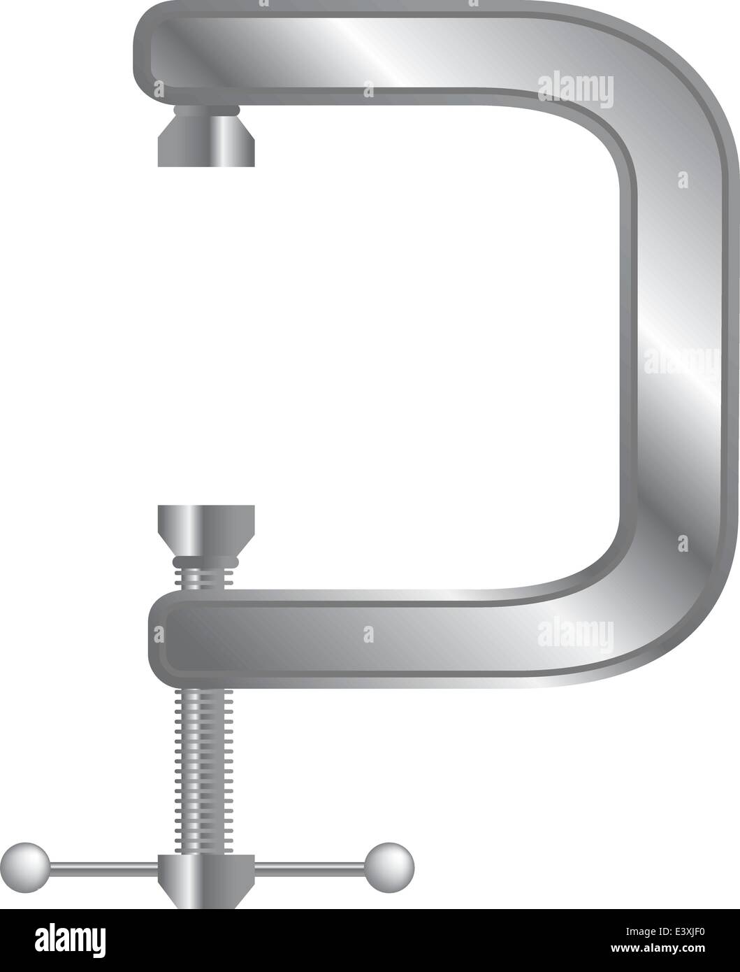Steel clamp Stock Vector Images - Alamy