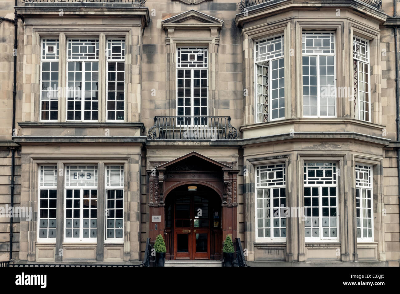 Georgian architecture of Edinburgh's New Town, Rothesay Terrace Stock ...