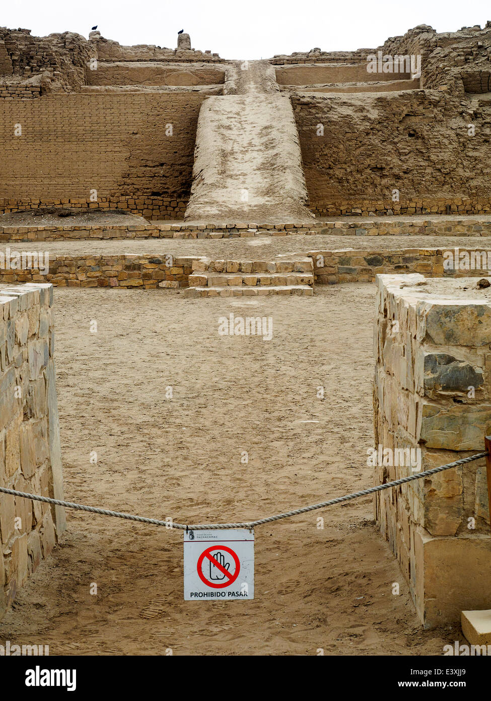 Archaeological complex of Pachacamac near Lima - Peru Stock Photo - Alamy