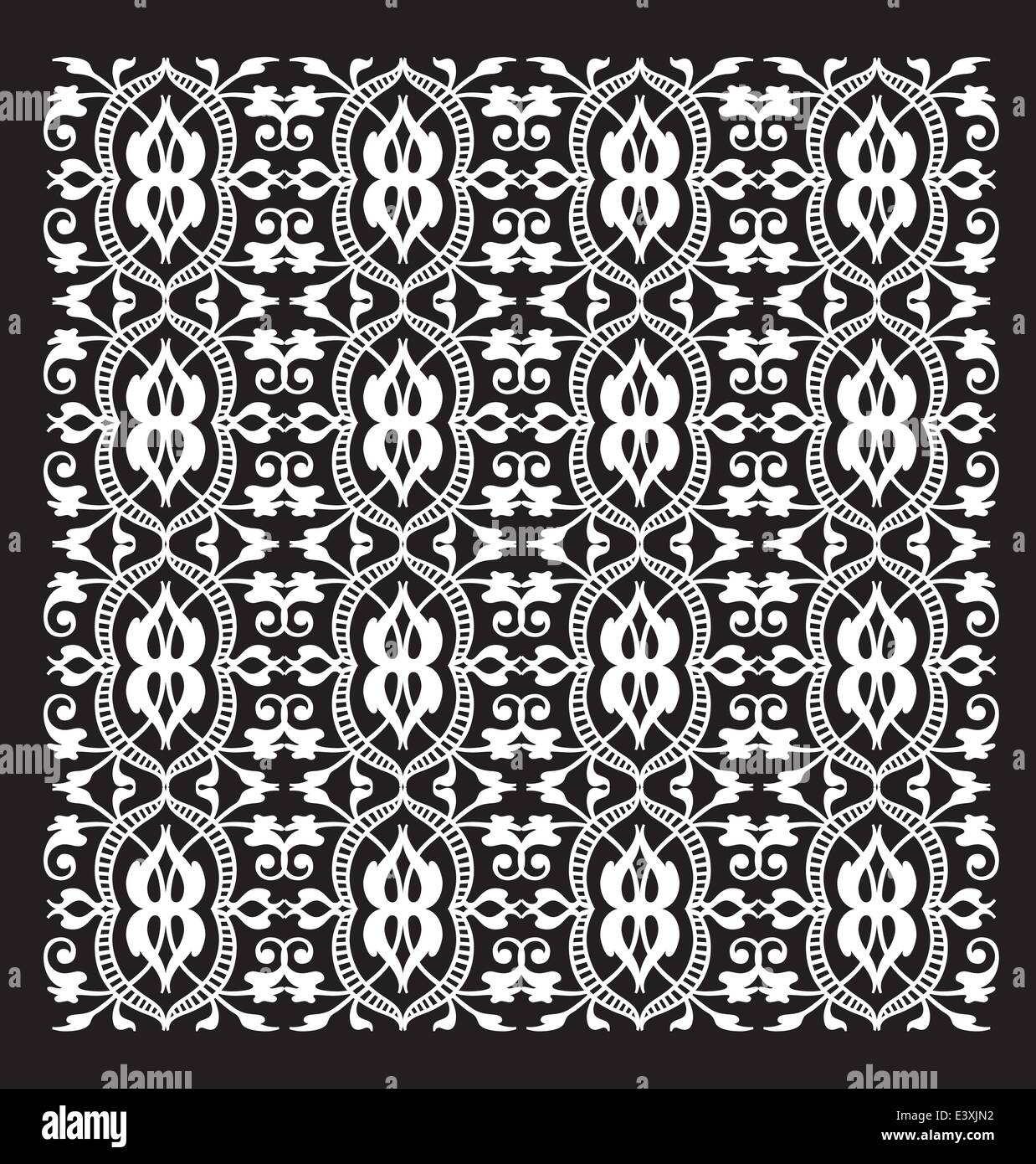 Intricate antique style illustration of a background repeat wallpaper ...