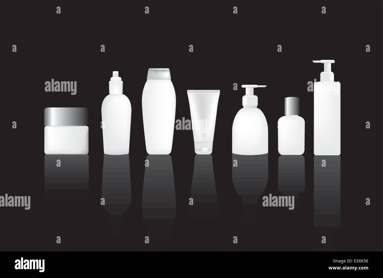 Set bottles different types Stock Vector Images - Alamy