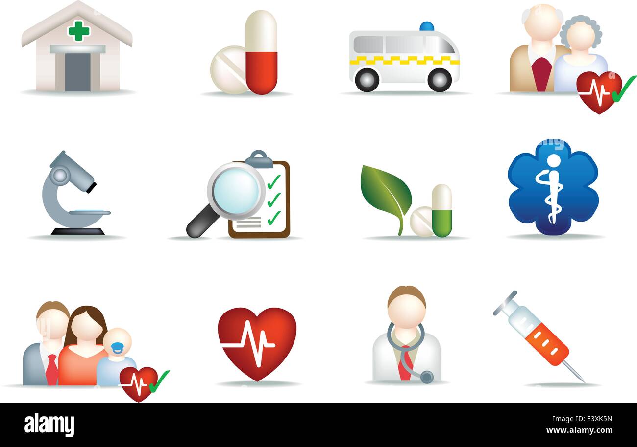 medical and hospital symbols and icons Stock Vector Image & Art - Alamy
