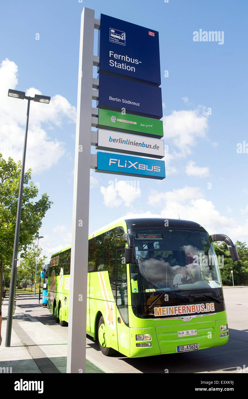 Bus stop at station hi-res stock photography and images - Alamy