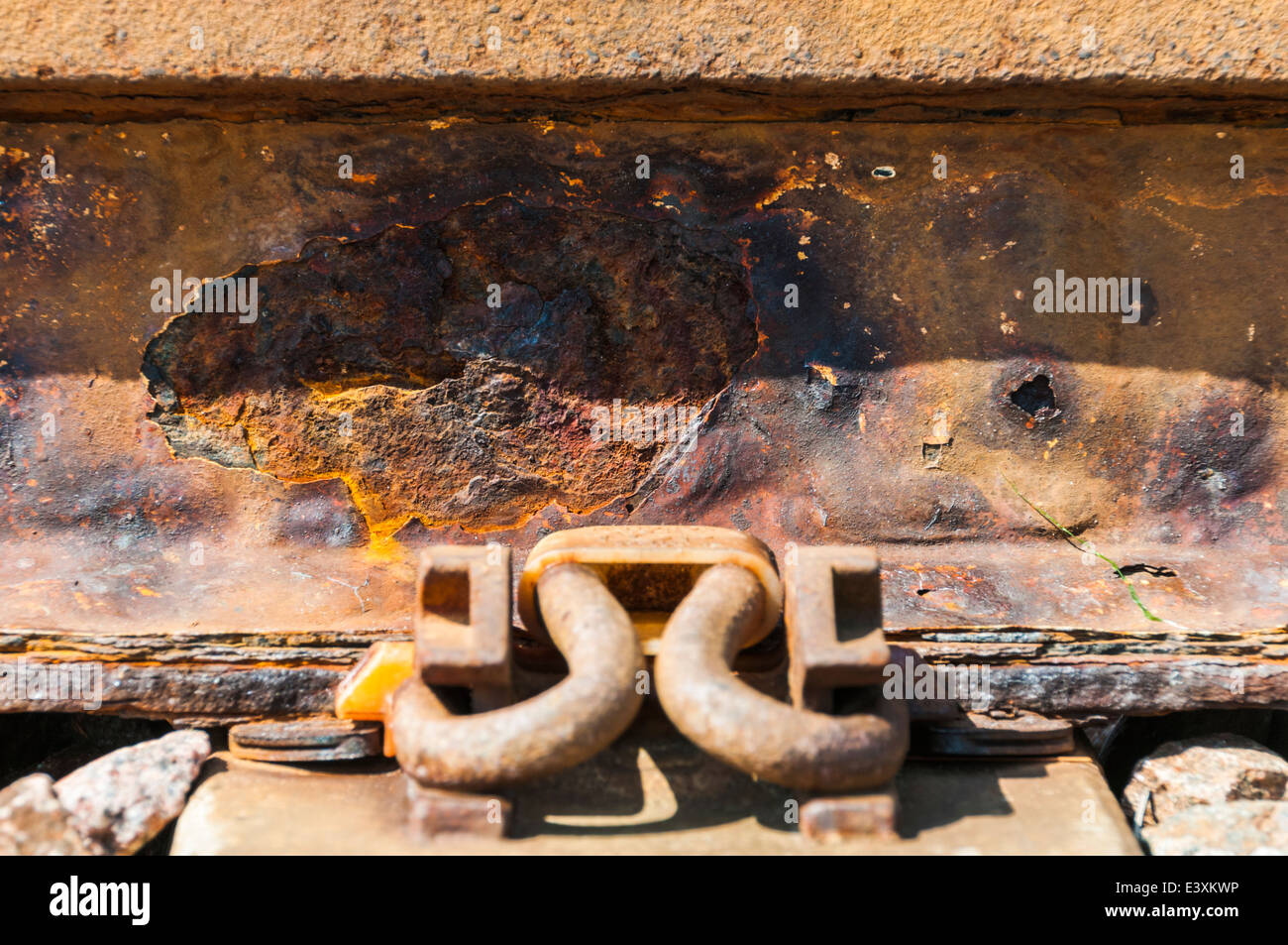 Rails corrosion hi-res stock photography and images - Alamy