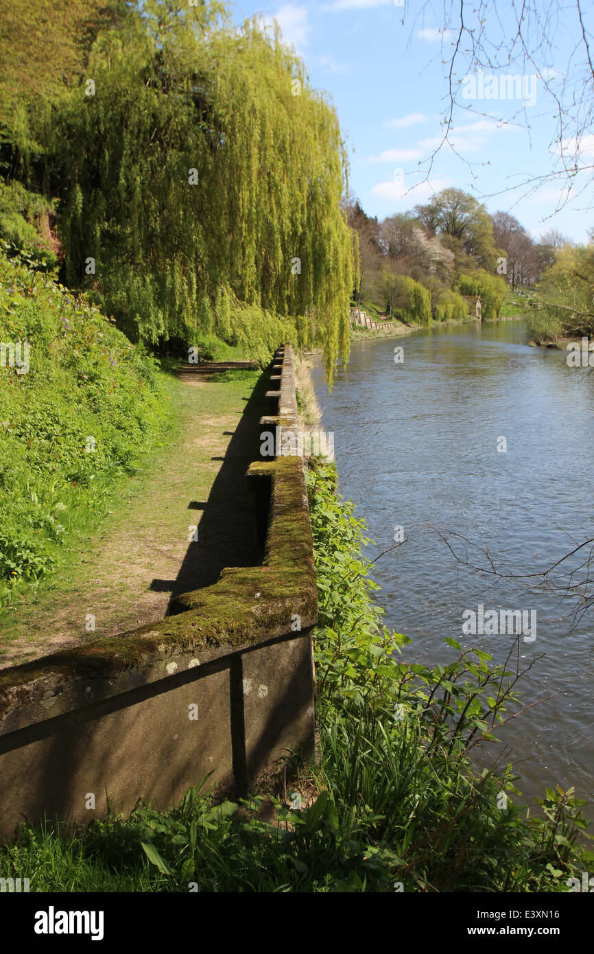 The Weir Garden Stock Photo - Alamy