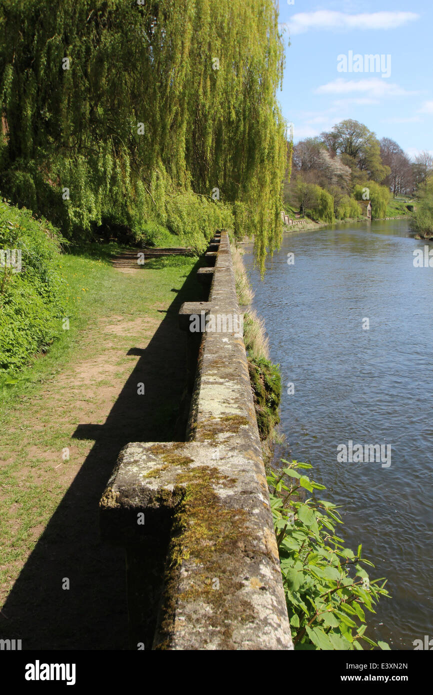 The Weir Garden Stock Photo - Alamy