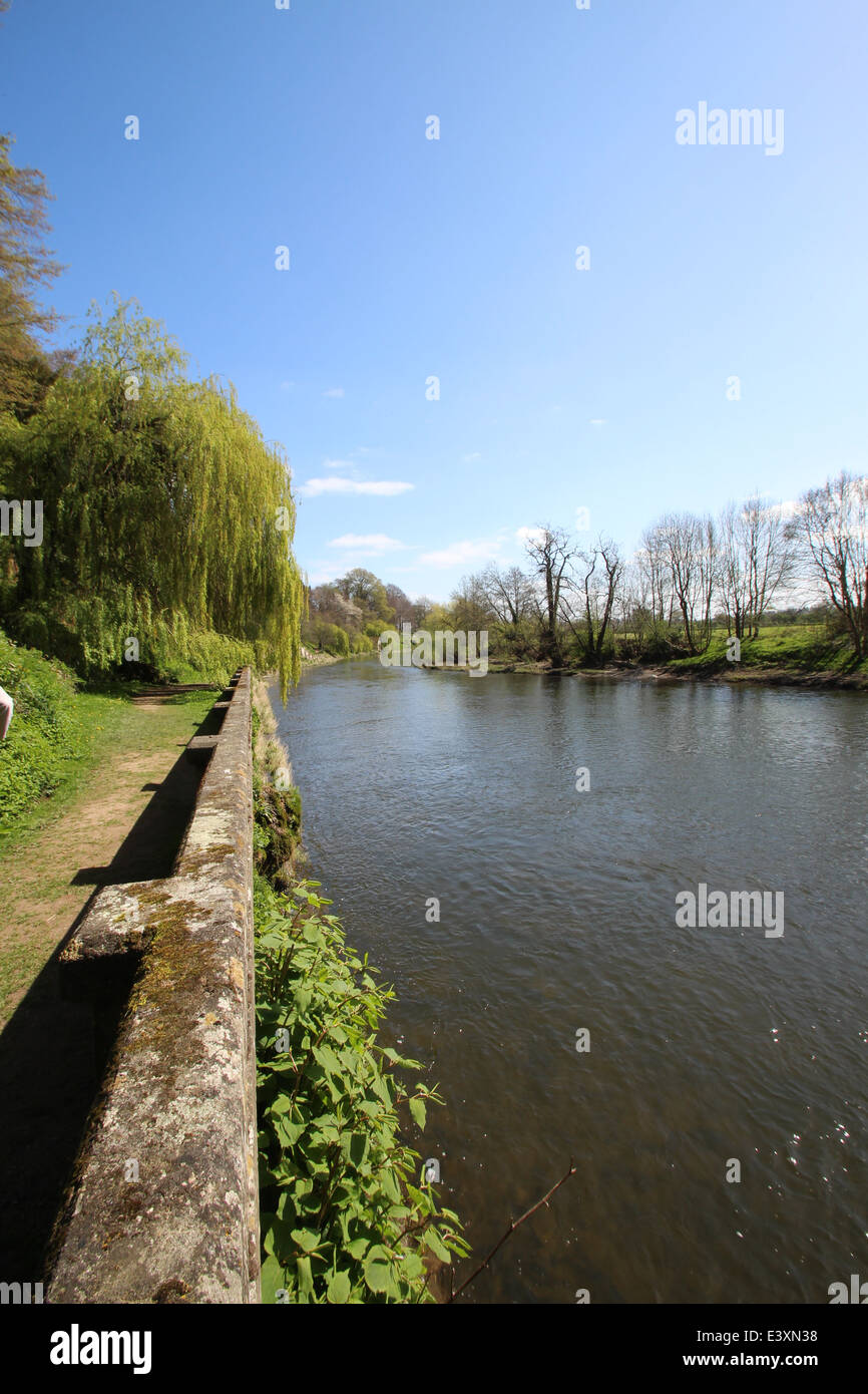 The Weir Garden Stock Photo - Alamy