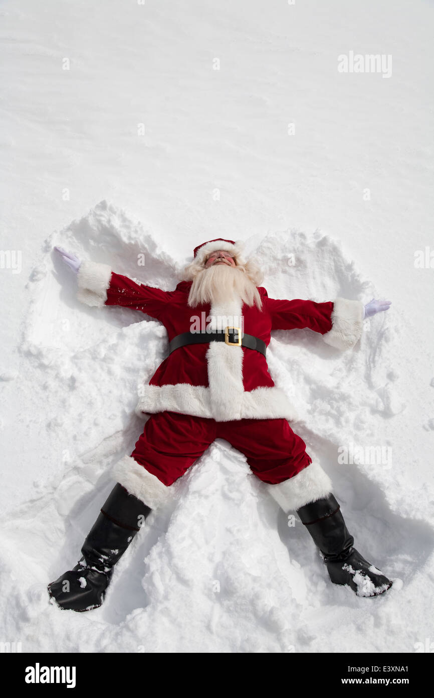 Making A Snow Angel