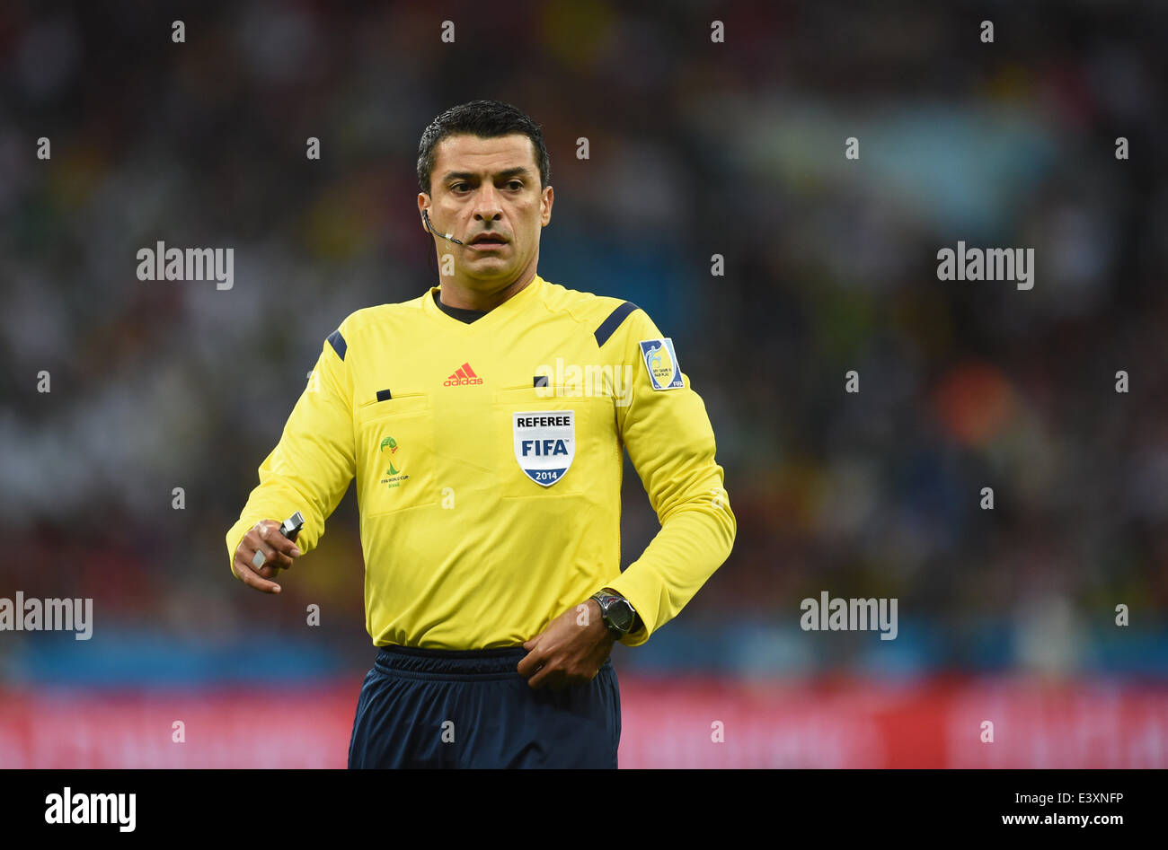 Porto Alegre, Brazil. 30th June, 2014. Brazilian referee Sandro Ricci ...