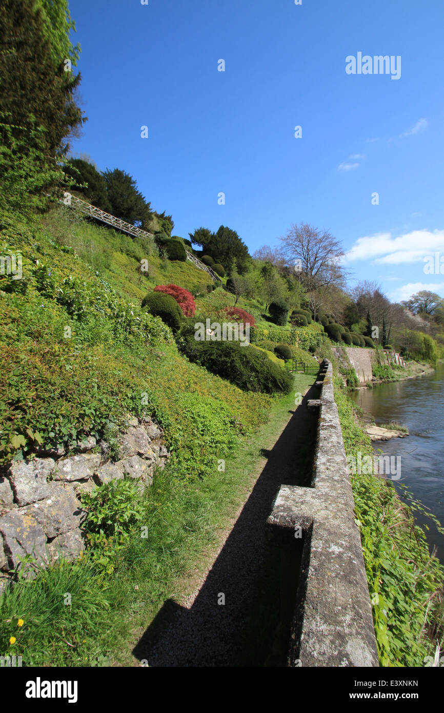 The Weir Garden Stock Photo - Alamy