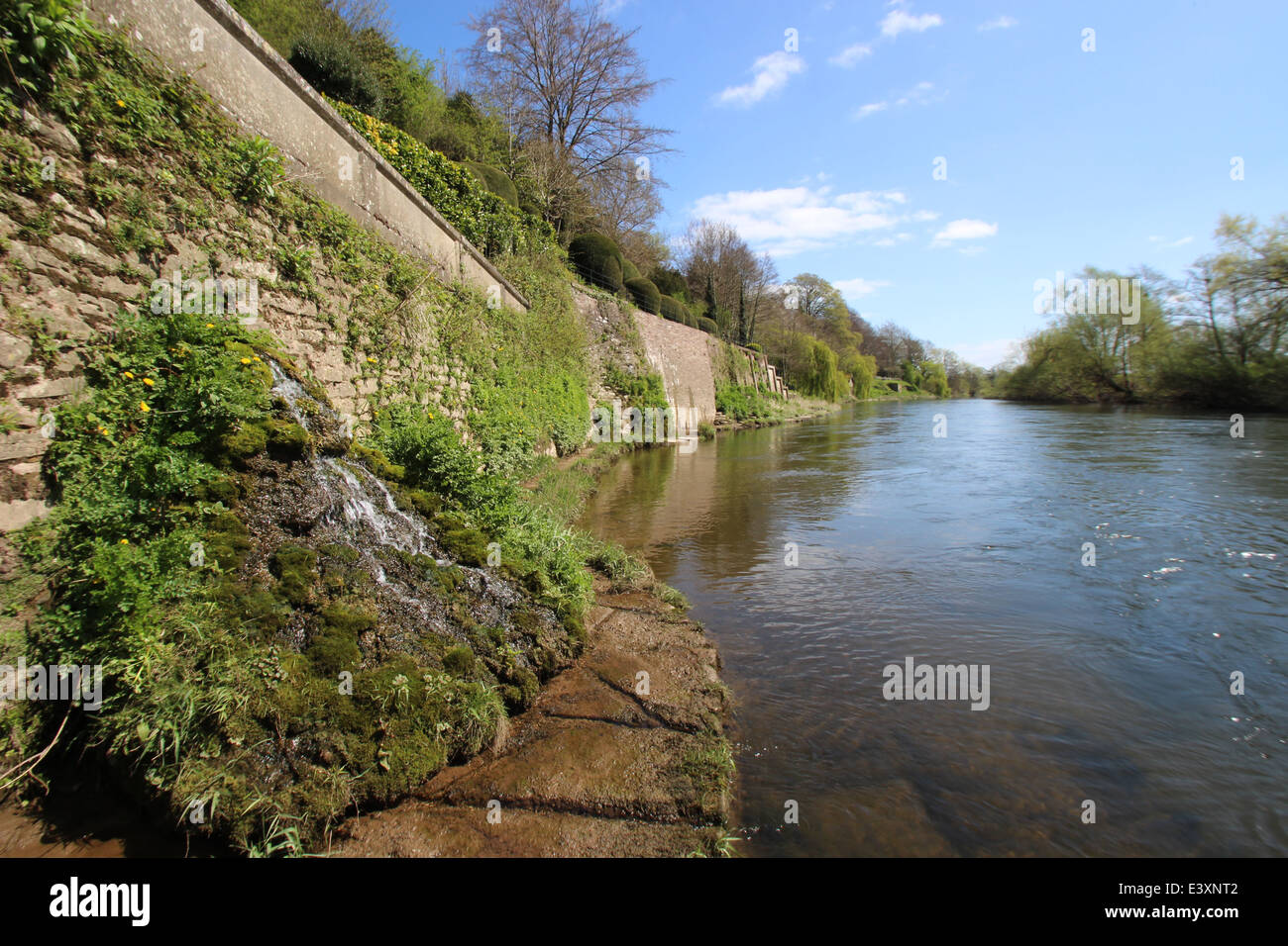 The Weir Garden Stock Photo - Alamy