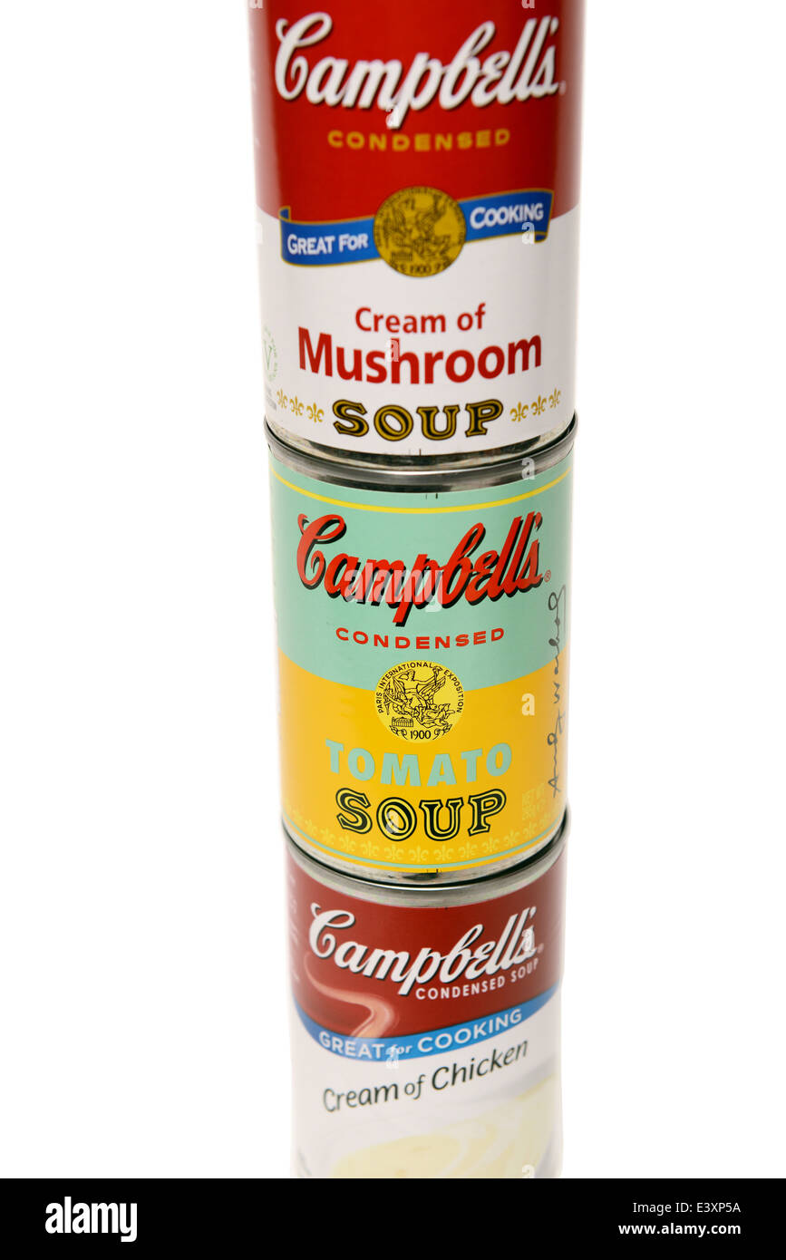 Campbells soup cans hi-res stock photography and images - Alamy