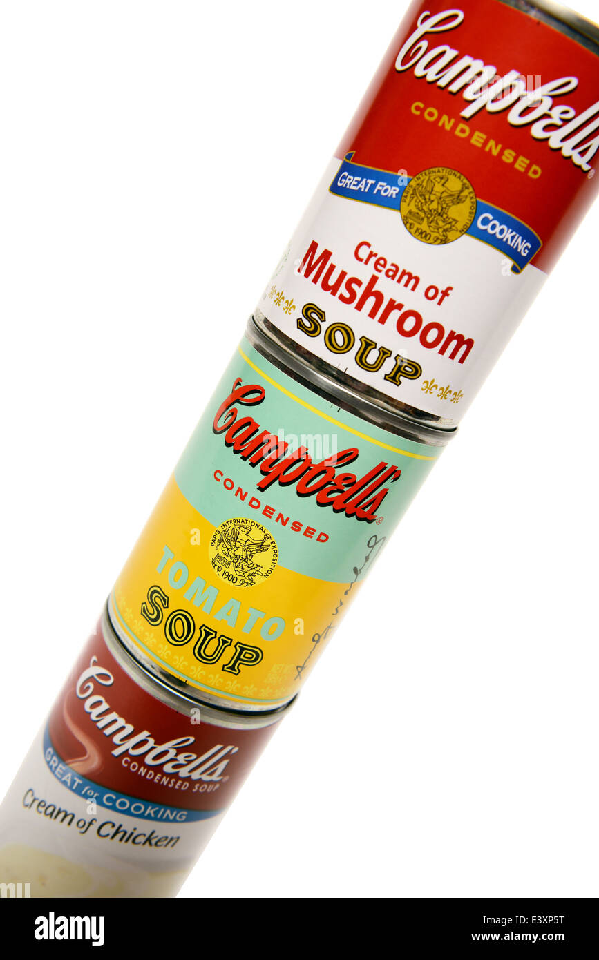 Campbells soup cans hi-res stock photography and images - Alamy