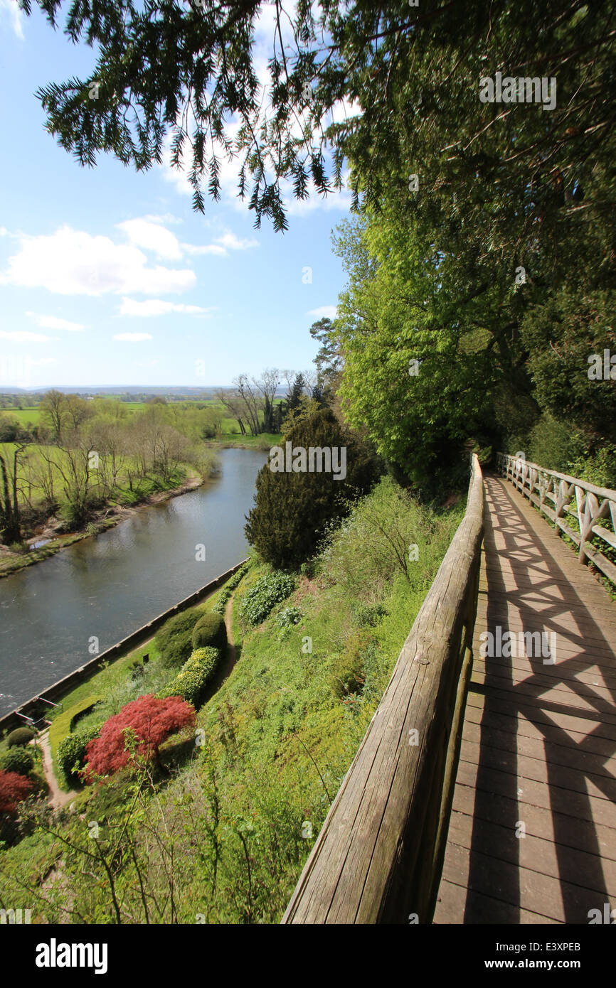 The Weir Garden Stock Photo - Alamy