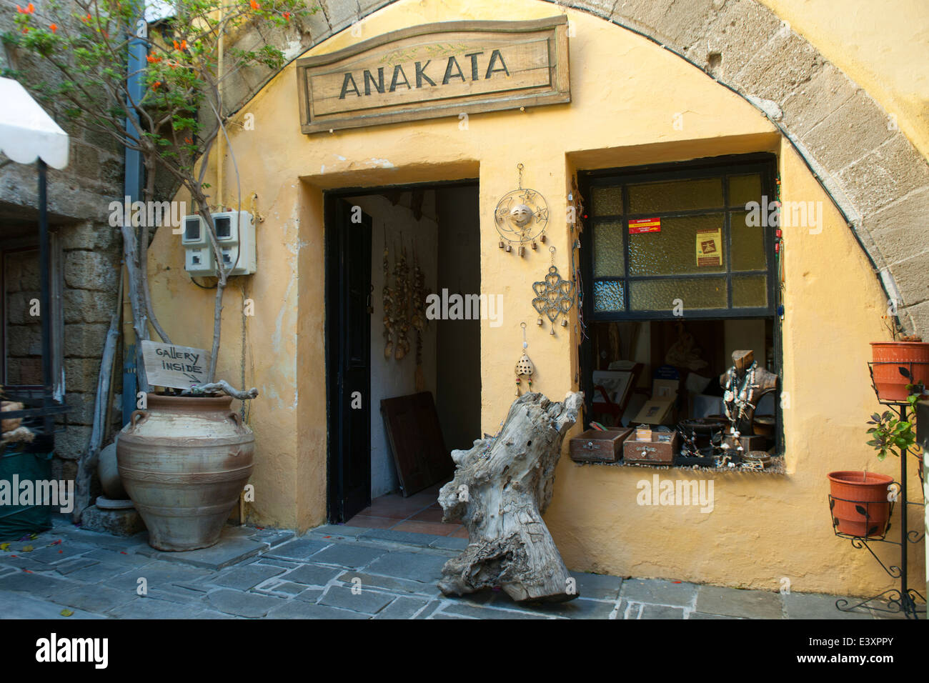 Griechenland, Rhodos-Stadt, Altstadt, Odos Pythagora 79, Anakata Art ...