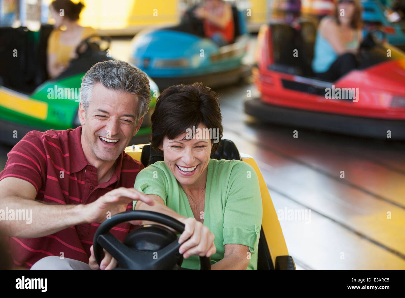 Driving bumper car hi-res stock photography and images - Alamy