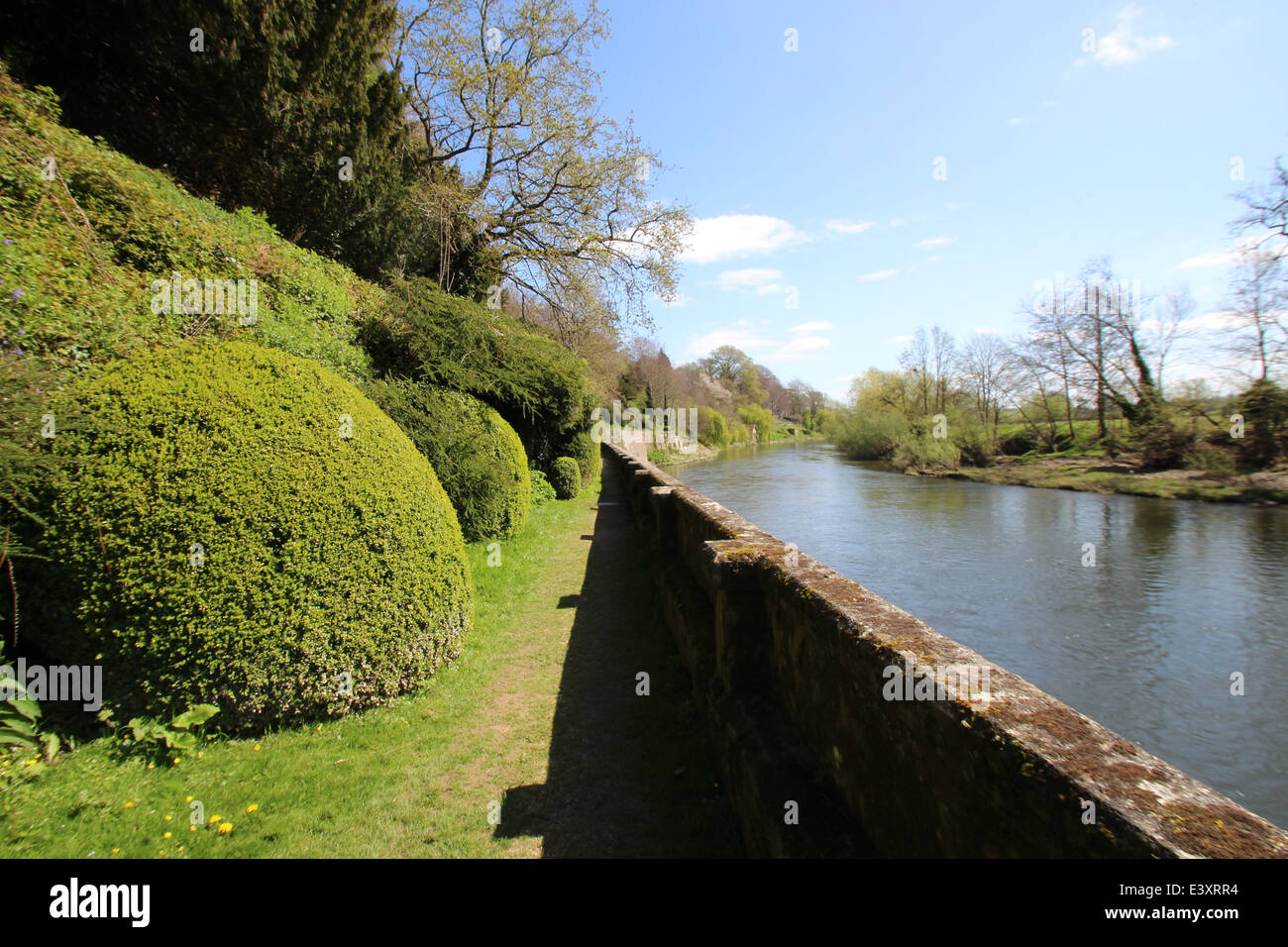 The Weir Garden Stock Photo - Alamy