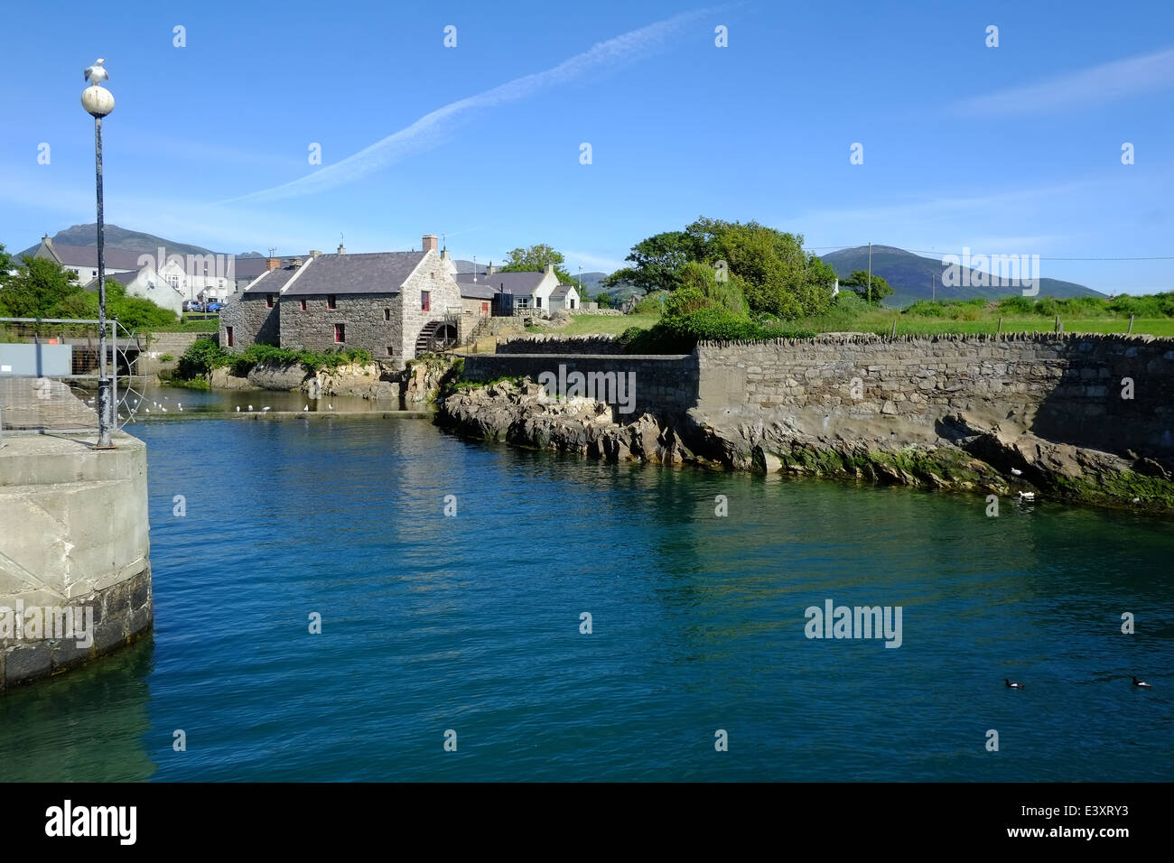 Annalong Harbour and Mill, Northern Ireland Stock Photo - Alamy