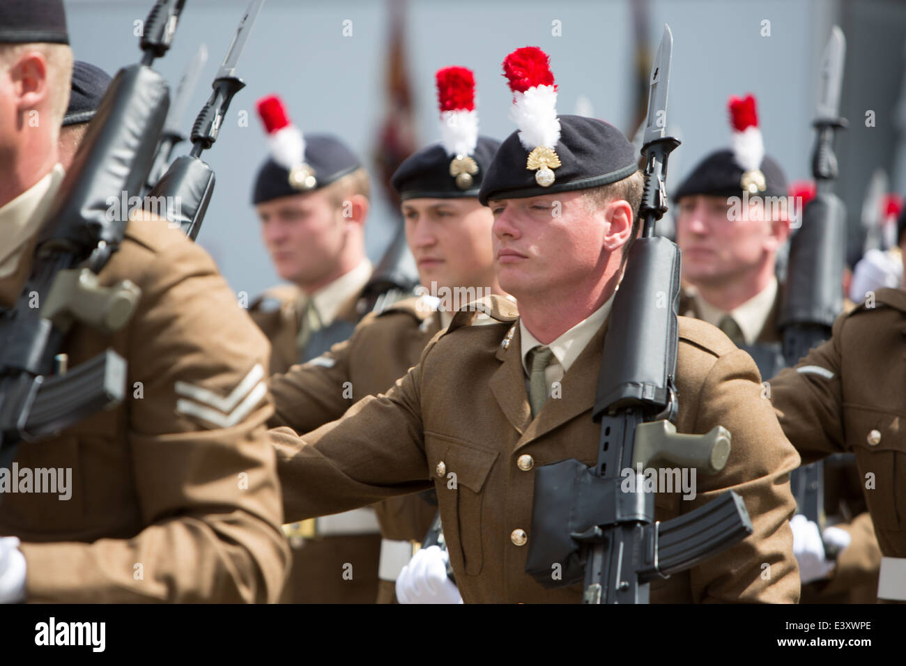Band of the royal regiment of fusiliers hi-res stock photography and ...