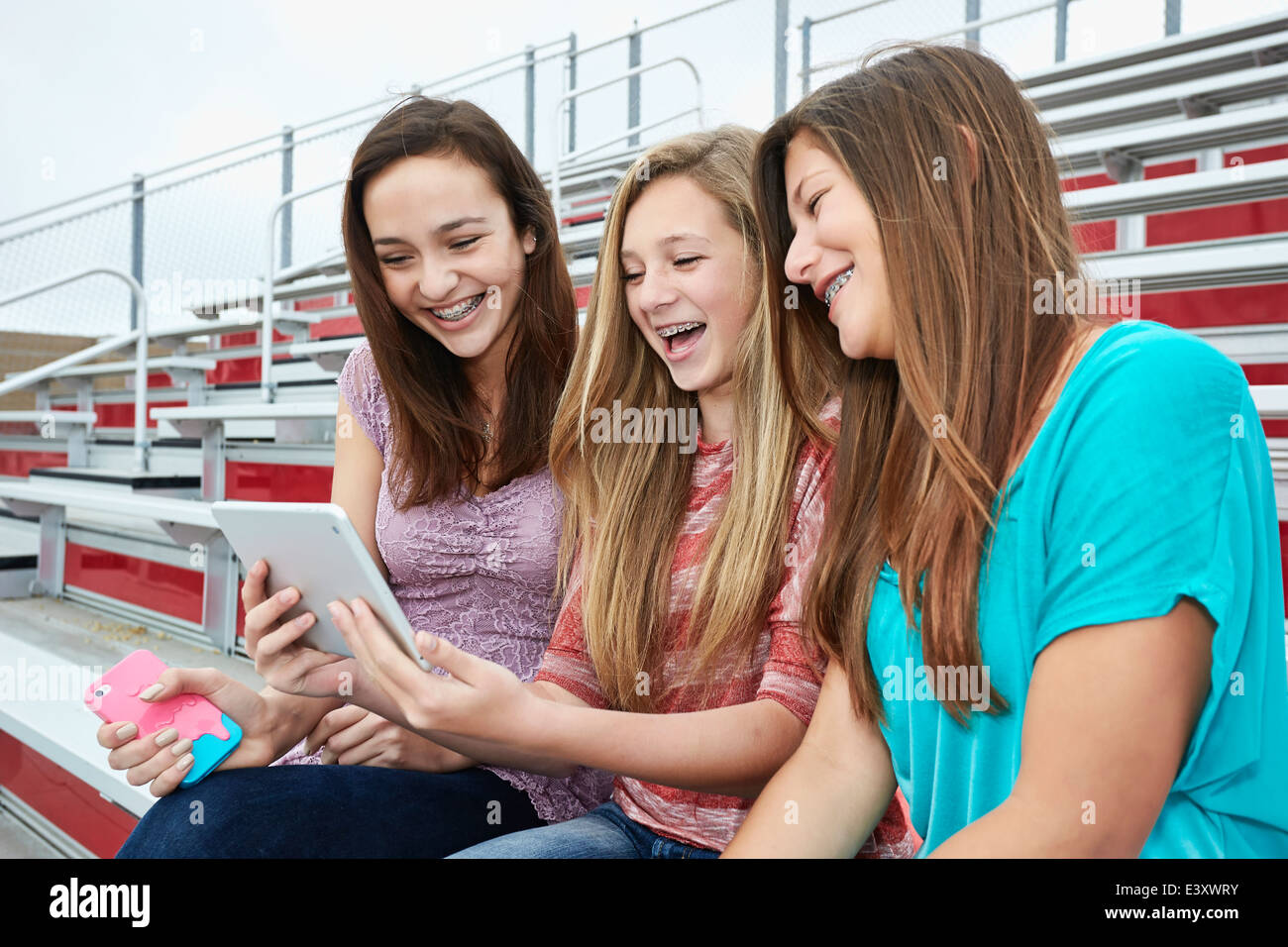 People Sitting In Bleachers High Resolution Stock Photography and ...