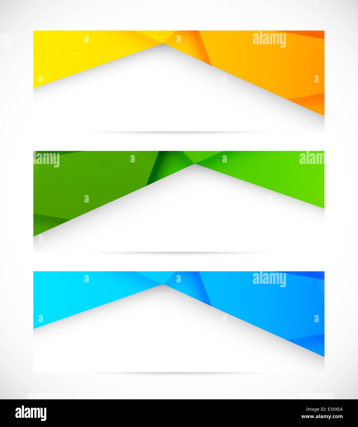 Set of banners Stock Photo - Alamy