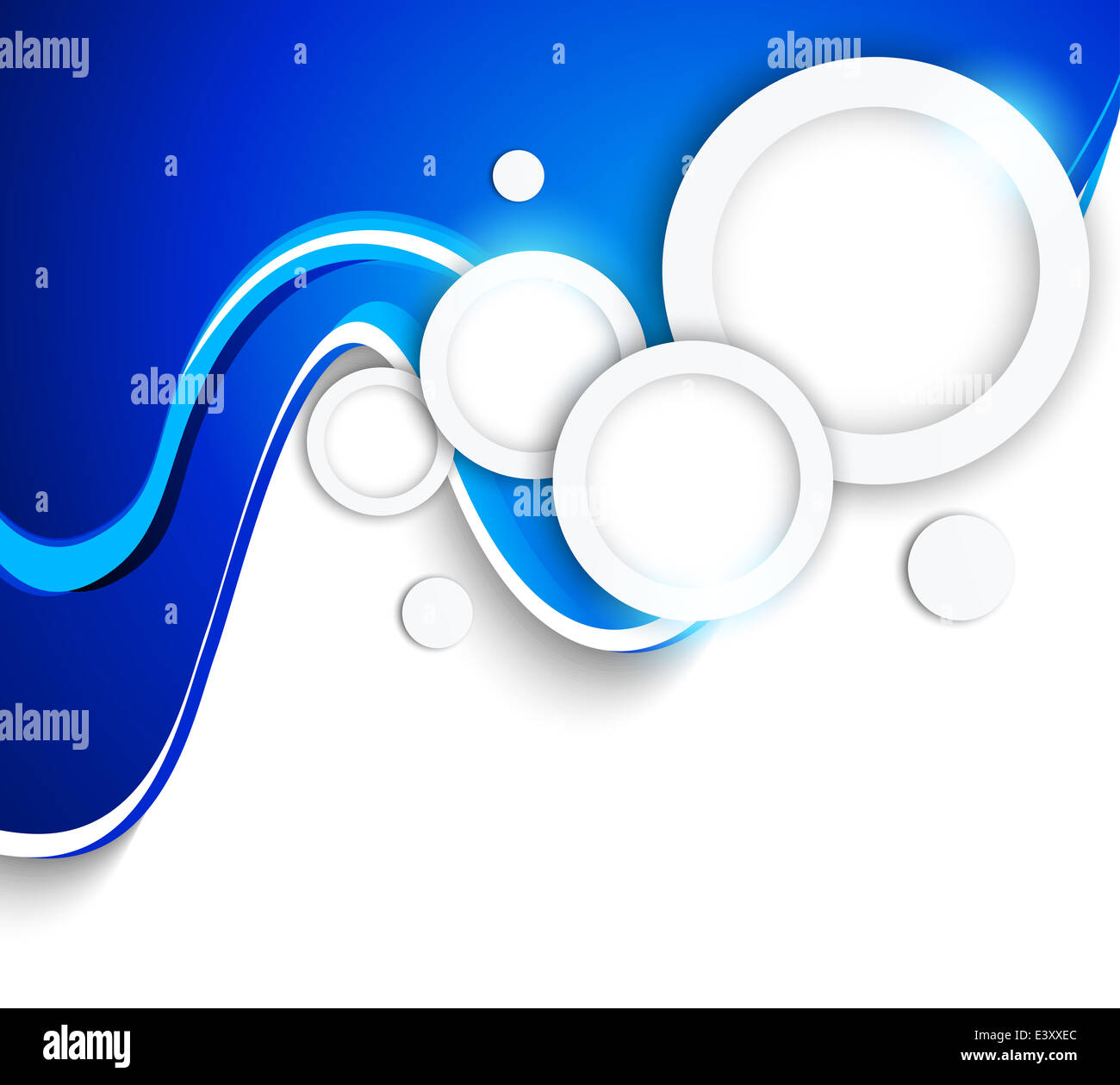 Abstract wavy background with circles Stock Photo - Alamy