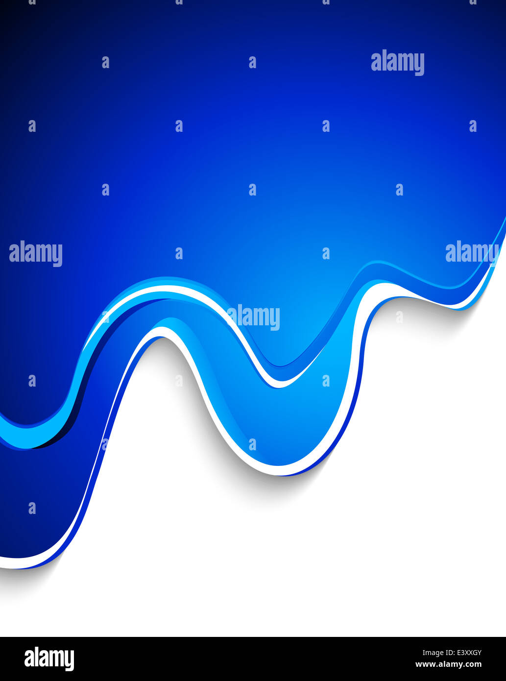 wavy background in blue color Stock Photo - Alamy