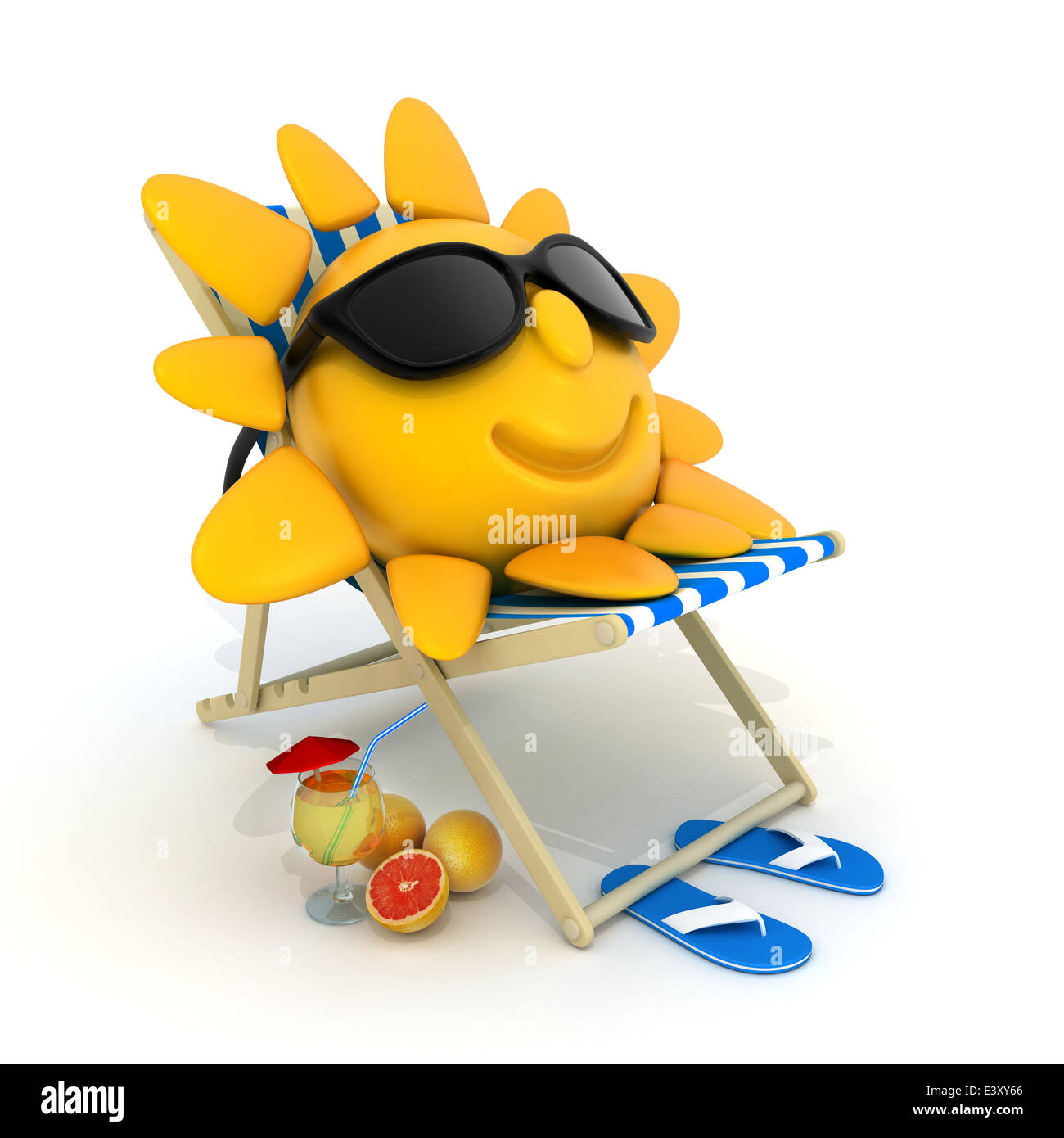 Sunshine sunbathing Cut Out Stock Images & Pictures - Alamy