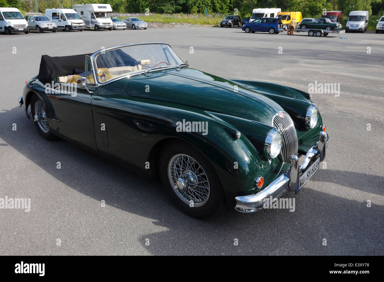 1960 Jaguar XK 150 DHC Stock Photo - Alamy