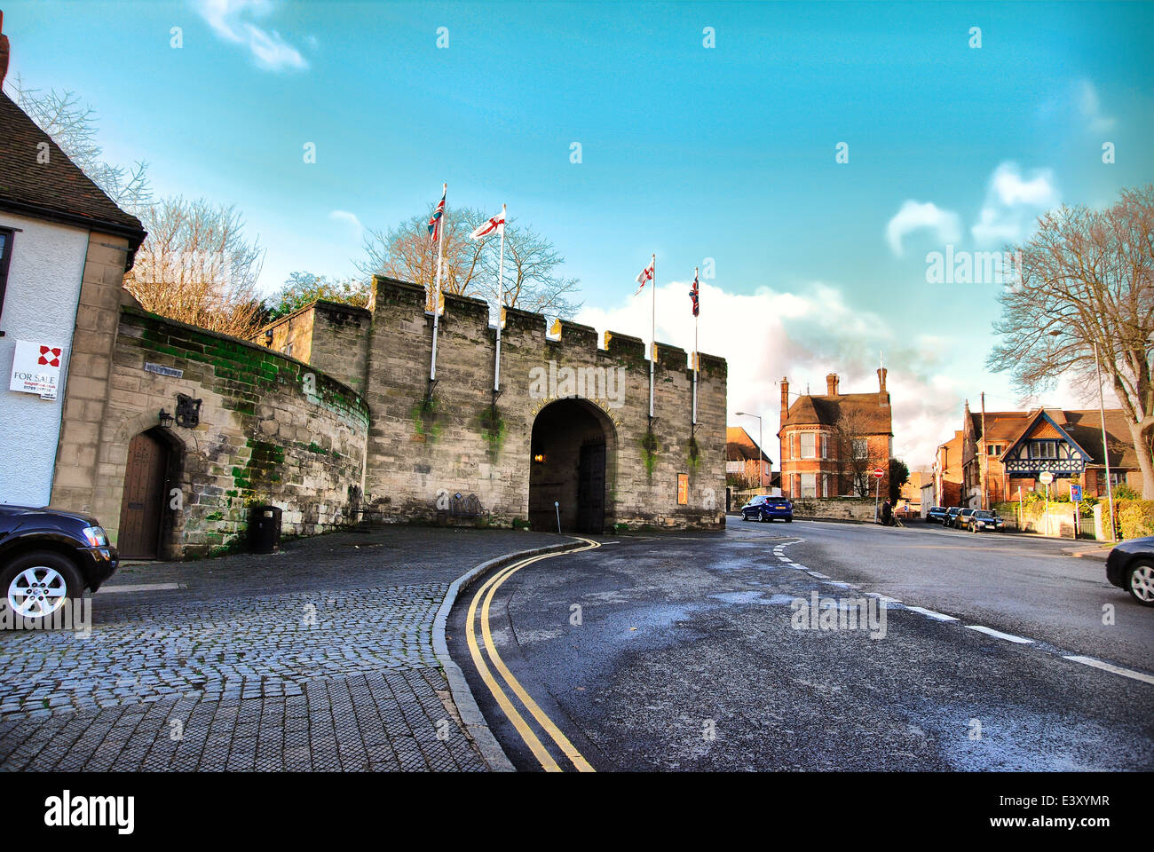 Warwick castle winter hi-res stock photography and images - Alamy