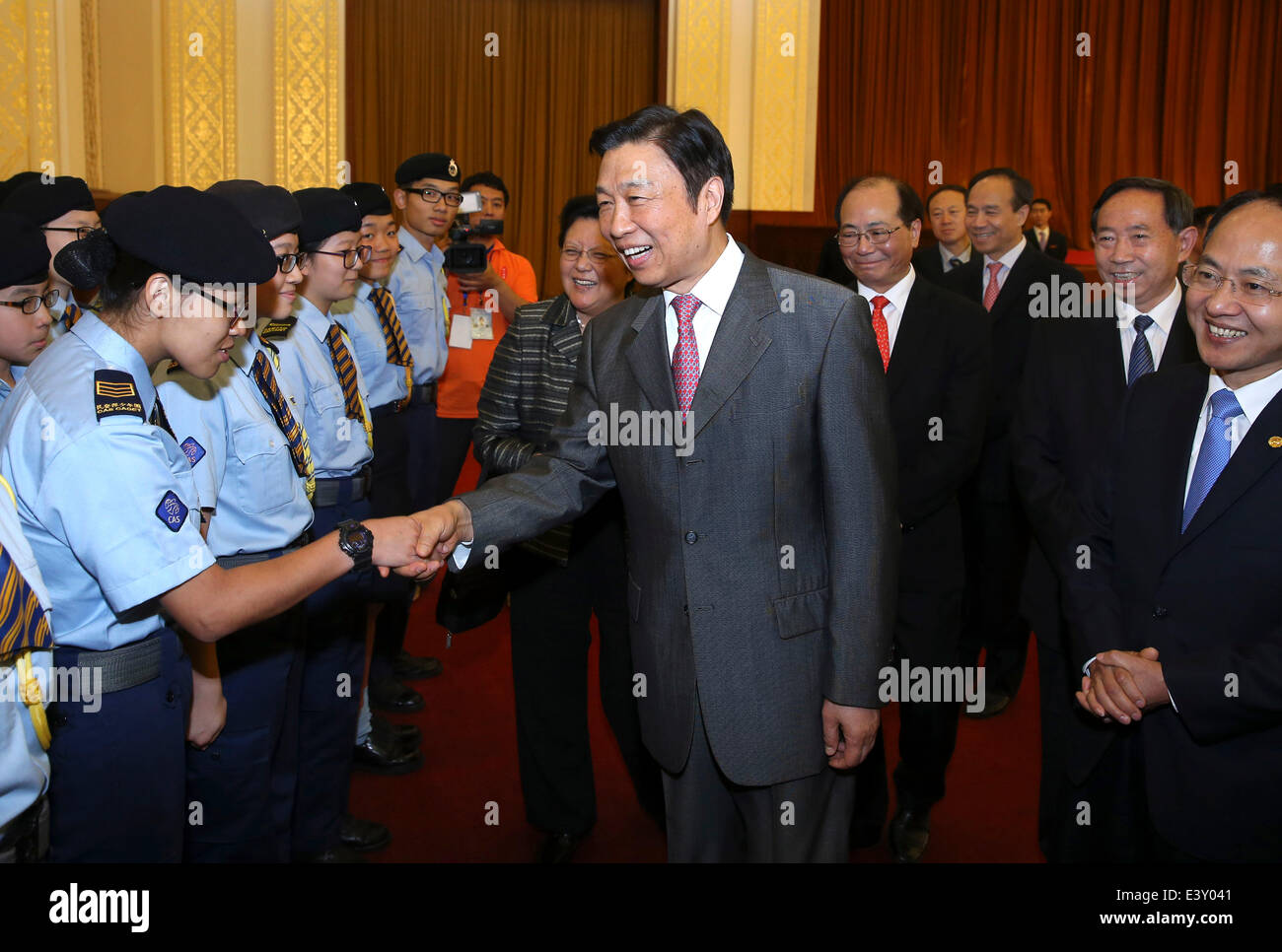 (140701) -- BEIJING, July 1, 2014 (Xinhua) -- Chinese Vice President Li ...