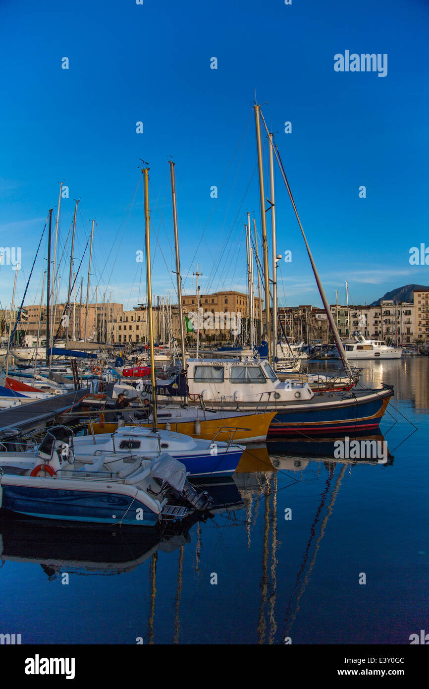 Port Cala in Palermo, Italy Stock Photo - Alamy