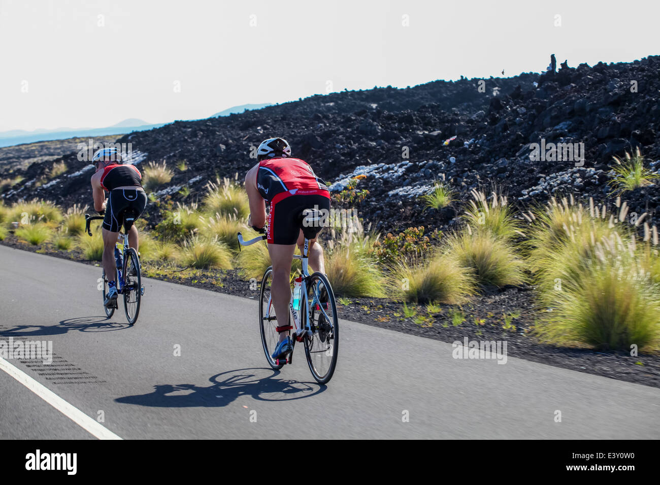 Lavaman Triathlon in Waikoloa Stock Photo - Alamy