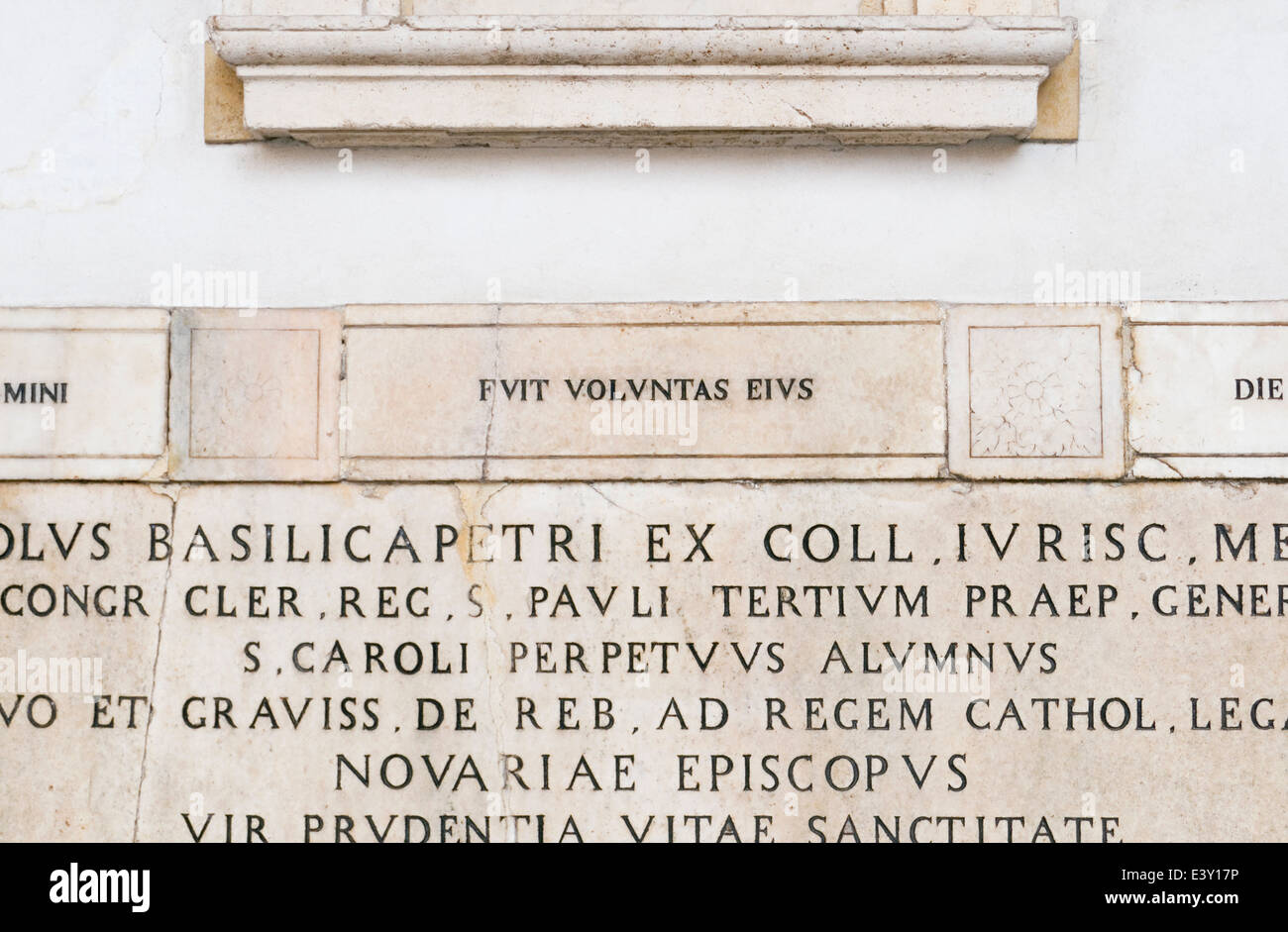 Latin inscription on roman stone hi-res stock photography and images ...