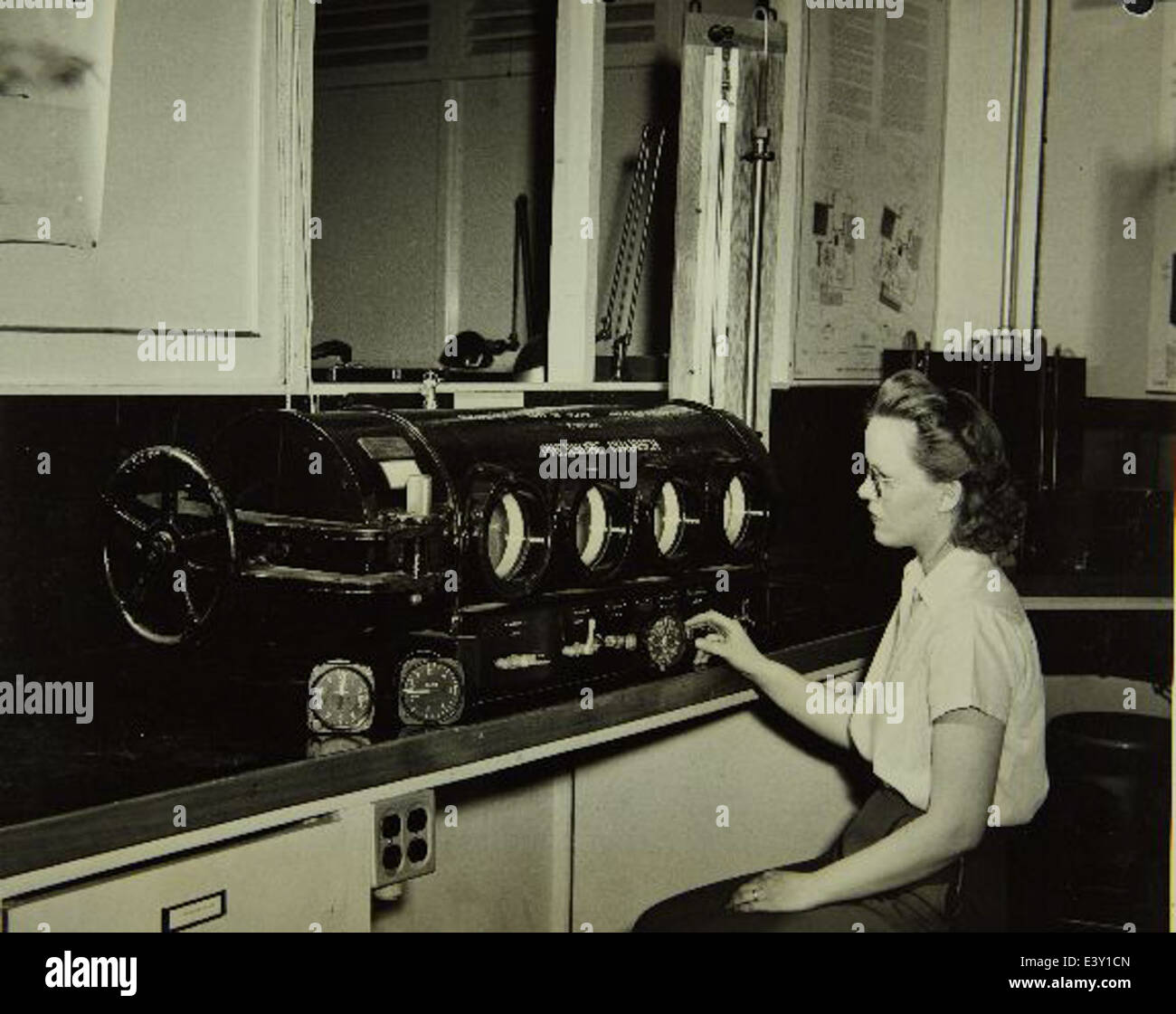 A photograph of Convair/General Dynamics personnel at an aerospace ...