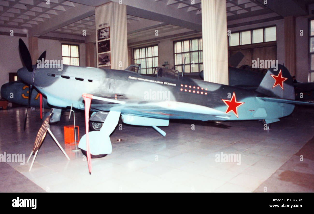 This photograph features the Yakovlev Yak-9, a Soviet fighter aircraft ...