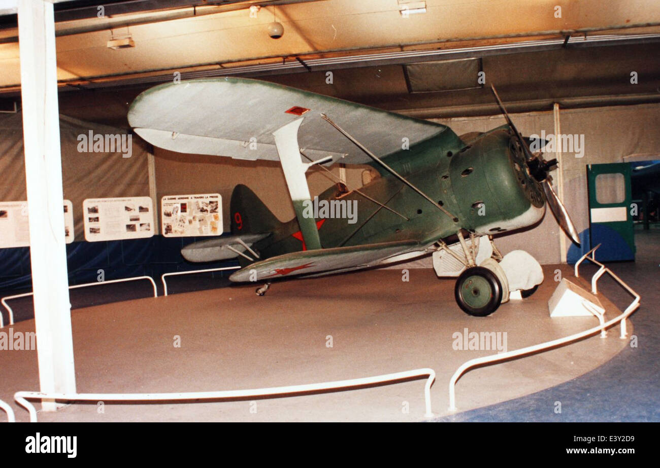 The Polikarpov I-15, a Soviet biplane used during the Spanish Civil War ...