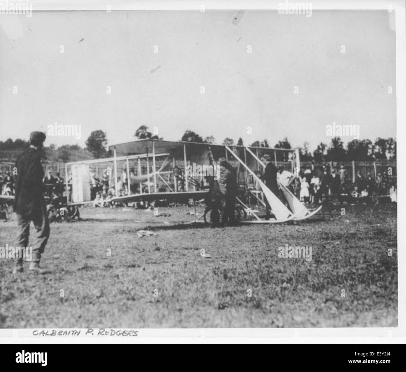 A photograph of a Ryan aircraft from 1911, associated with Charles ...