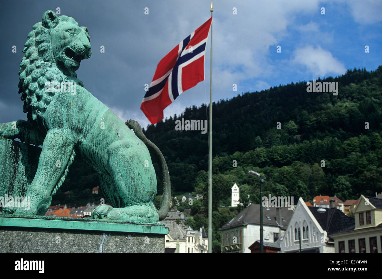 Bergen flag hi-res stock photography and images - Alamy