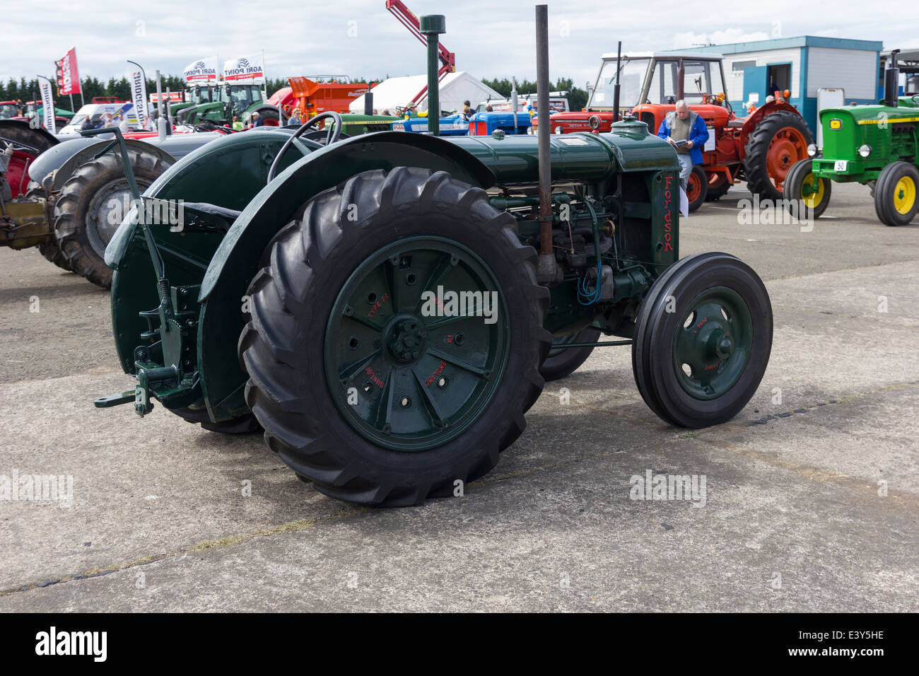 Vintage Fordson tractor Stock Photo - Alamy