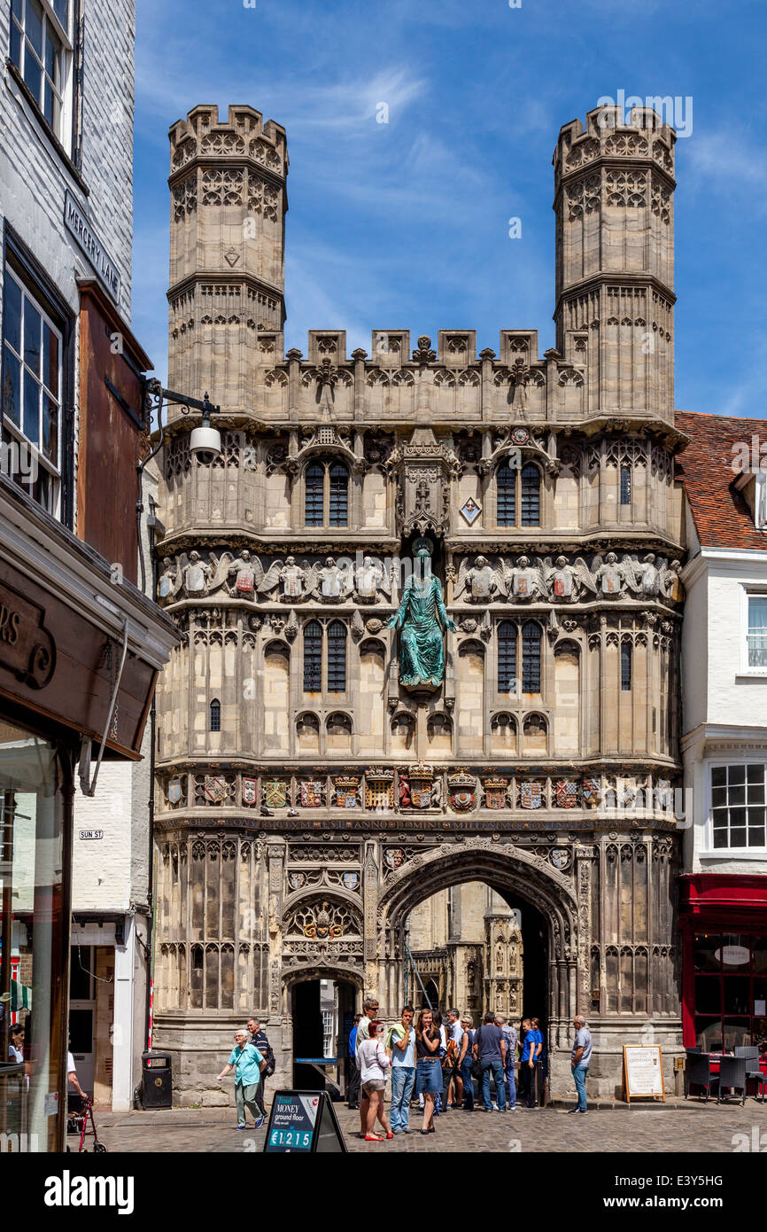 Christ Church Gate, Canterbury, Kent, UK Stock Photo - Alamy