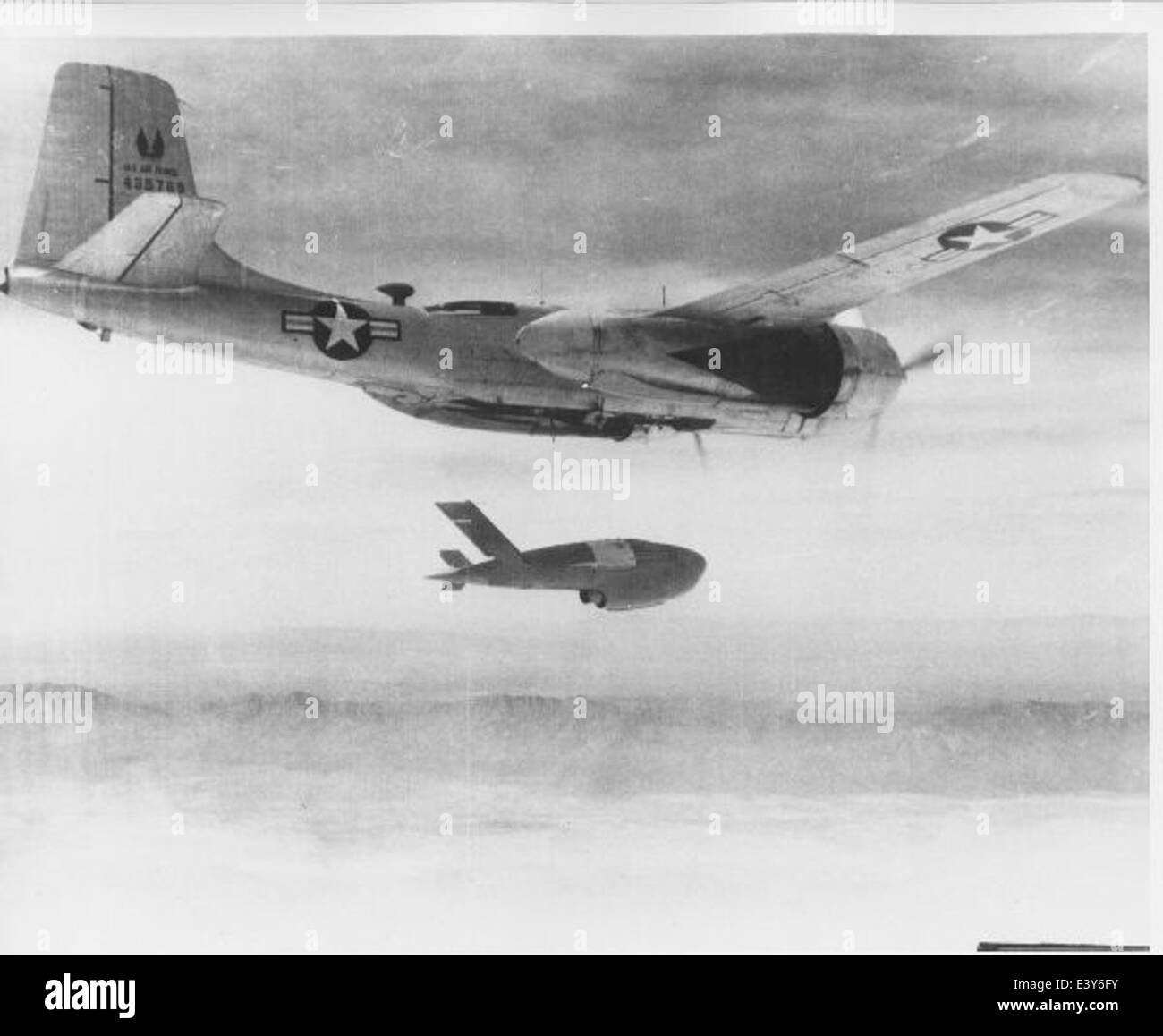 A photograph of a Ryan aircraft from 1968, highlighting the ...