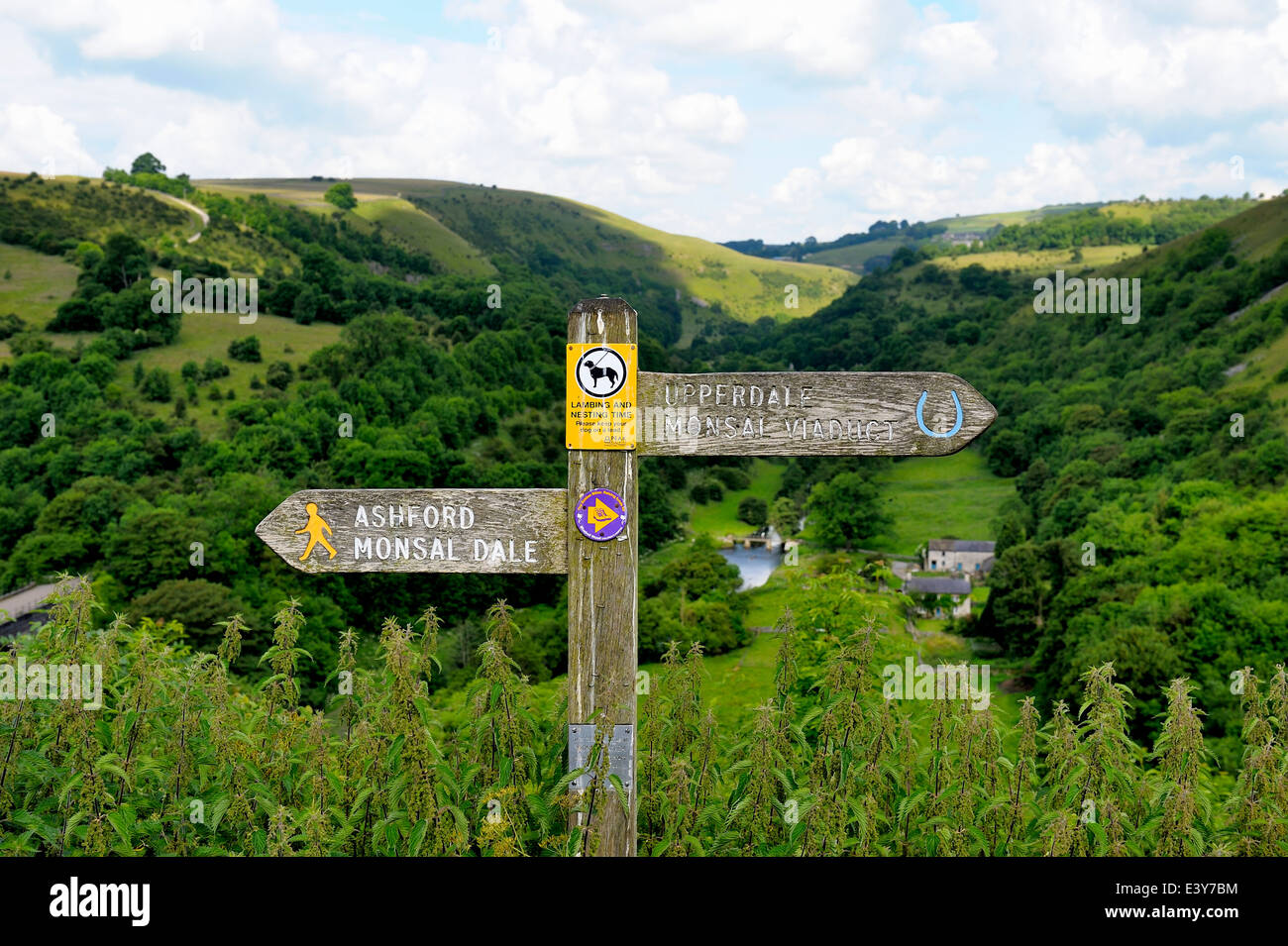 Monsal Dale from Monsal Head, Peak District National Park, Derbyshire ...
