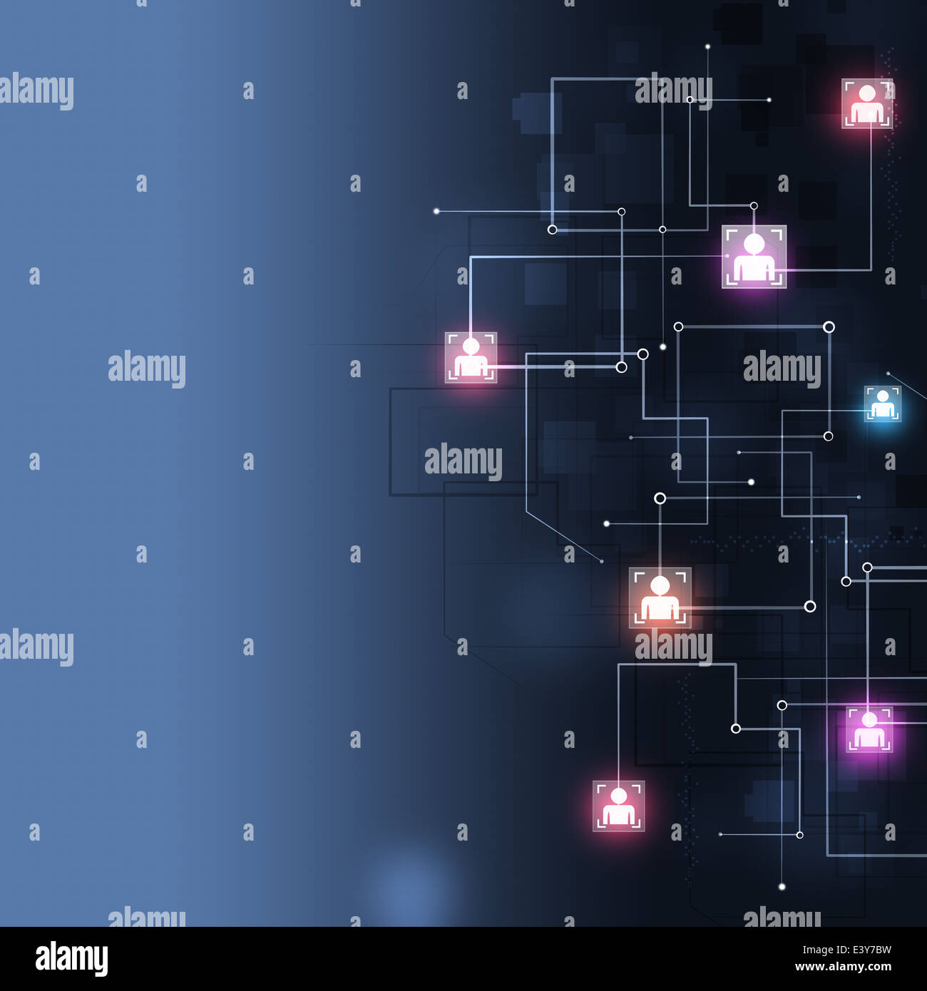 abstract communication technologies dark business background Stock ...